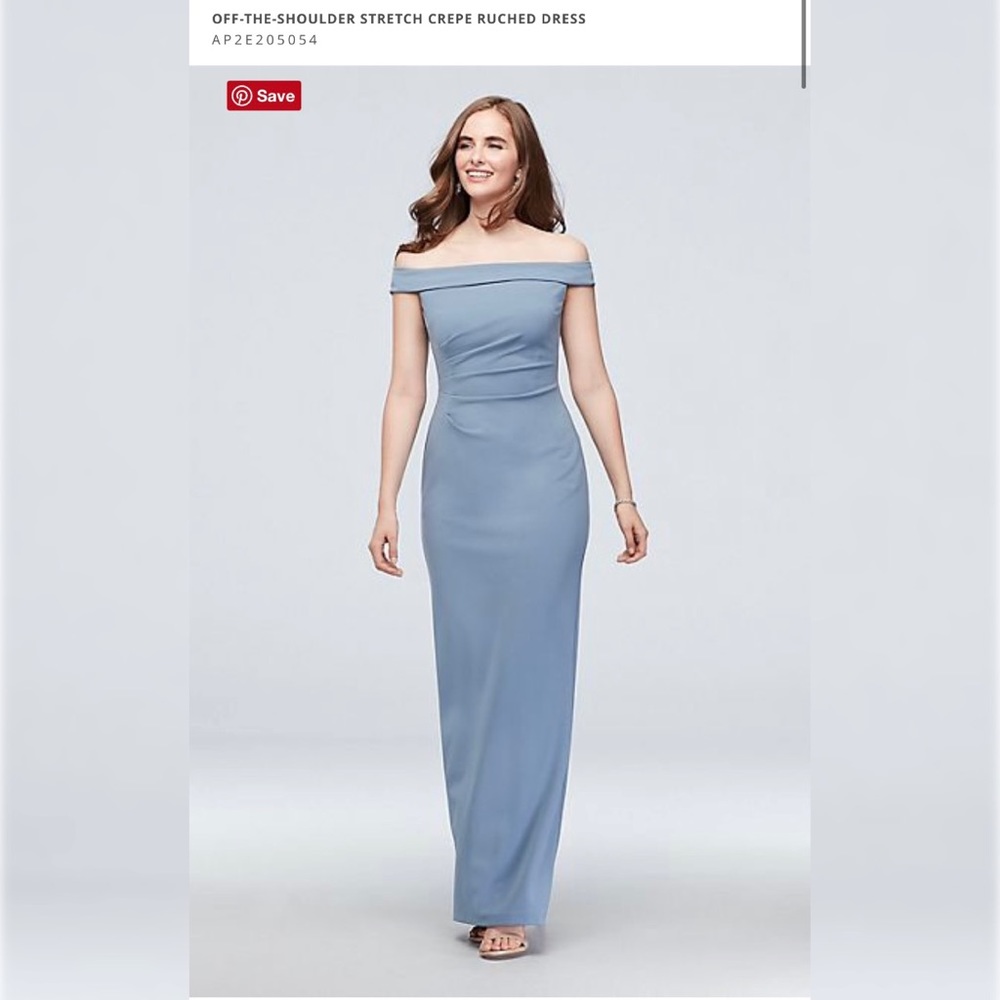 Db Studio By David’s Bridal Slate Blue Dress - Gem
